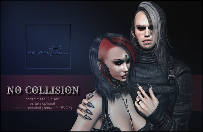 Second Life Marketplace - no.match_ ~ NO_COLLISION ~ all COLORS DEMO